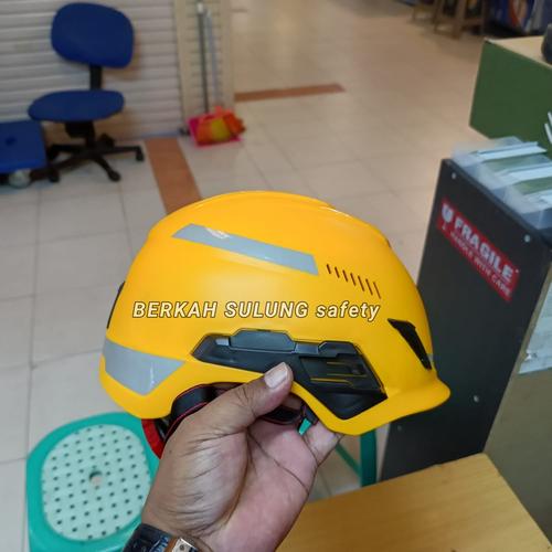 Jual Helm Safety Climbing MSA H1 Lokal Kuning Helmet Safety Climbing ...