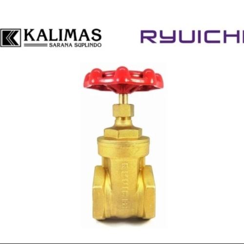 Jual GATE VALVE KUNINGAN RYUCHI 1 1/2" DRAT STOP KRAN - Jakarta Selatan ...