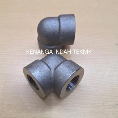 Jual Elbow Besi 90° Class 3000 Drat NPT 1-1/2" inch / Carbon Steel 3000 ...