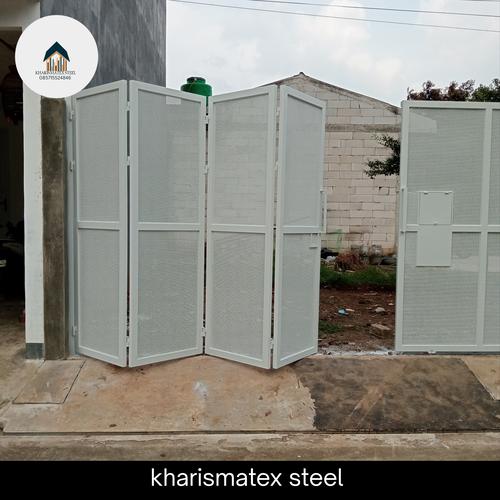 Jual pagar sliding pagar lipat plat perforated oneway - Kota Tangerang ...