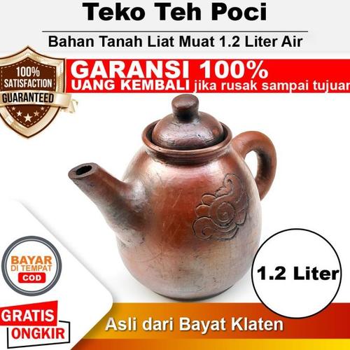 Jual Teko Teh Poci Tanah Liat Gerabah Tradisional - Standar - Packing ...