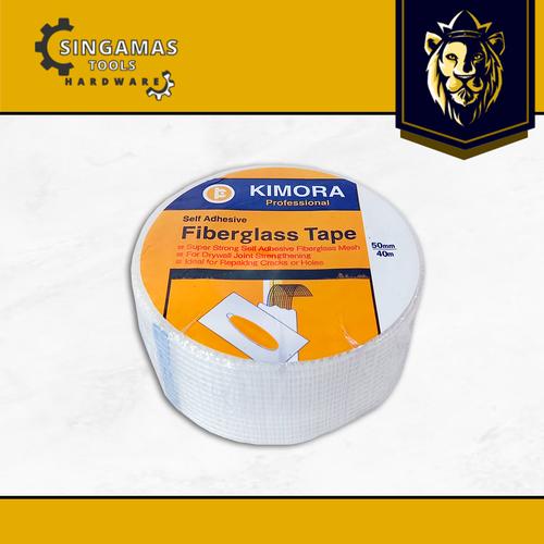 Jual KIMORA Lem Kain Kasa Gypsum 50mm x 40m - Self Adhesive Fiberglass Tape - Kab. Bandung ...