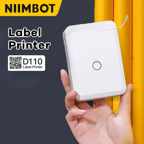 Jual Smart Mini Printer Thermal Label Maker Machine Wireless Warna D110 ...