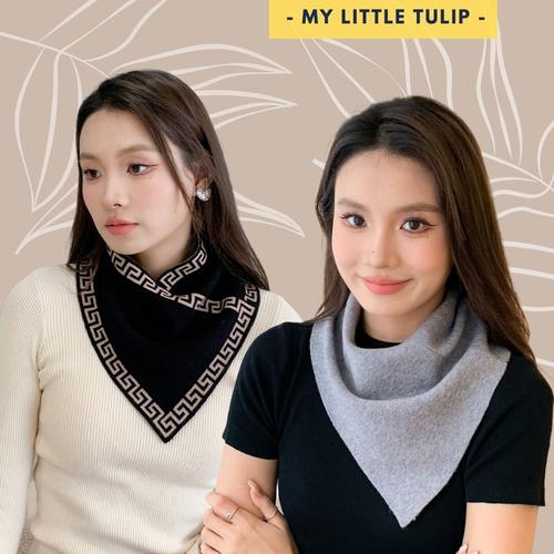 Jual Syal Leher Segitiga Pria Wanita / Syal Penghangat Leher Instant ...