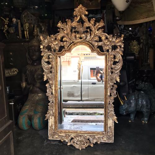 Jual Cermin Barok Persegi Ukir Kayu Jati Lawas Antik Tua - Kota ...