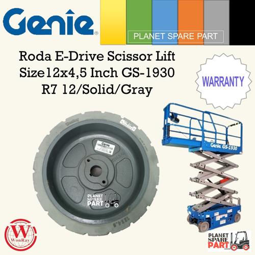 Jual Roda Scissor Lift Genie E-Drive Size 12x4,5 Inch GS-1930 For ...