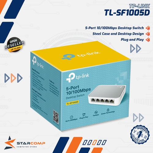 Jual TP-Link TL-SF1005D 5-Port 10/100Mbps Desktop Switch Hub - Kab. Banyumas - StarComp Semarang ...