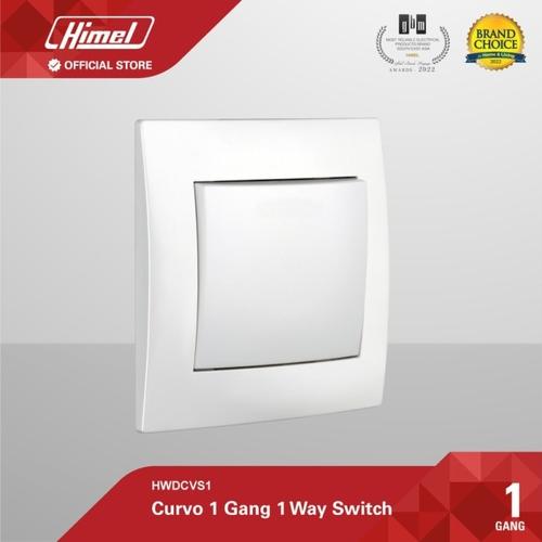 Jual HWDCV1S Saklar Engkel 1 Gang 1 Way Inbow Curvo Himel - Kota ...