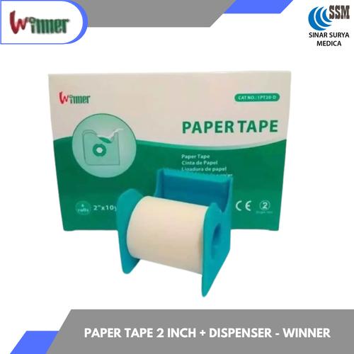 Jual Winner - Plester Paper Tape Luka Surgical Tape 2 inch / Plaster ...