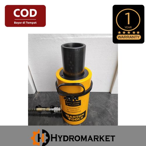Jual 60T 100mm S Hollow Plunger Hydraulic Cylinder Silinder Hidrolik BARTON - Kota Tangerang ...