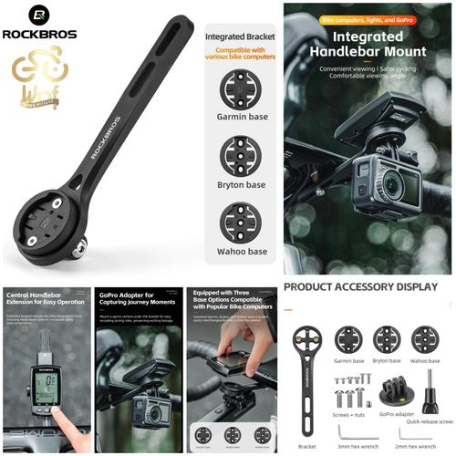 Jual ROCKBROS 29210012 Barfly Integrated Roadbike Handlebar Mounting ...