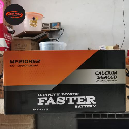 Jual Aki Kering Faster MF 210H52 N200 12V 200Ah Genset Kapal Truck ...