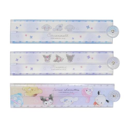 Promo Ruler Foldable 30cm Sanrio Chibi Kuromi Cinnamoroll Pochacco ...