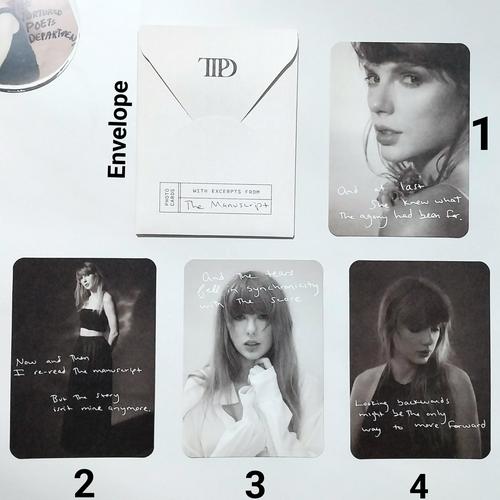 Jual Taylor Swift TTPD Photocard The Manuscript THE TORTURED POETS ...