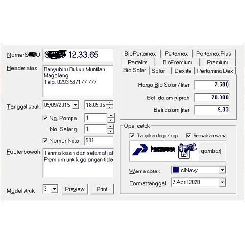 Jual PROGRAM CETAK STRUK B - B - M APLIKASI SOFTWARE - Kota Surabaya - Rich Shop Indonesia ...