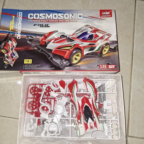 Jual Rep tamiya mini 4wd merek JIEPIN Cosmosonic painted body FMA ...