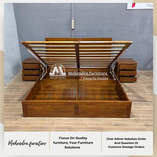 Jual Dipan Tempat Tidur 180x200 Jati Minimalis Tempat Tidur Minimalis ...