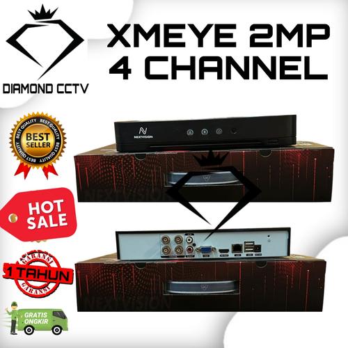 Jual DVR XMEYE 4CH HYBRID 1080P DVR CCTV XMEYE 4 CHANNEL 6 IN 1 H.265 ...