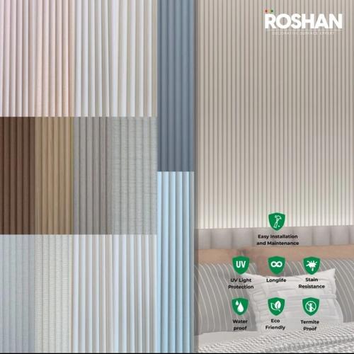 Jual ROSHAN WPC WALL PANEL SEMI CIRCLE 1/2 LINGKARAN 2.9M - TITANIUM ...
