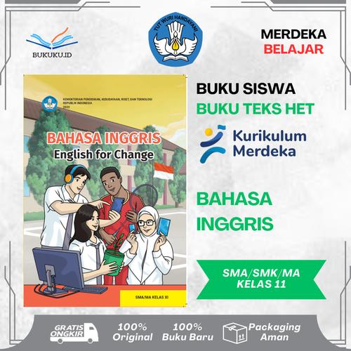 Jual Buku Bahasa Inggris English for Change untuk Jenjang SMA Kelas 11 K-Merdeka - Kota Surabaya ...