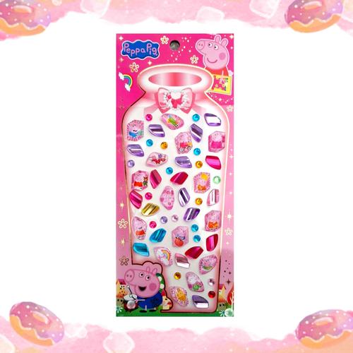 Jual Gambar Tempel Jewel Sticker Stiker Timbul Karakter Kartun Pig Babi ...