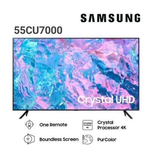 Jual SAMSUNG 55CU7000 / 55 CU7000 CRYSTAL UHD 4K SMART TV 55 Inch ...