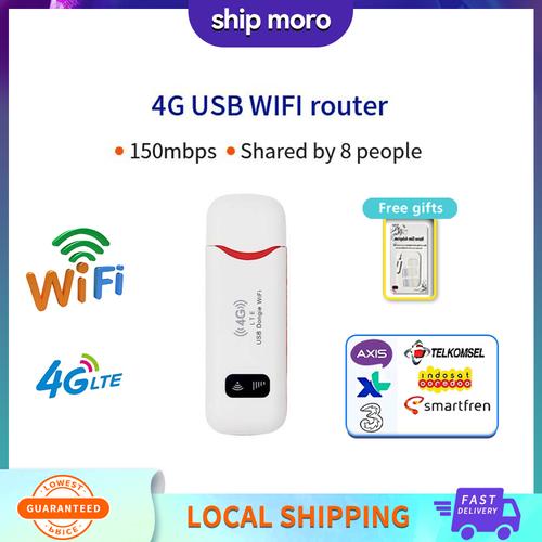Jual Modem Wifi 4G Wingle USB Mifi 150 mbps All Operator up to 8 users ...