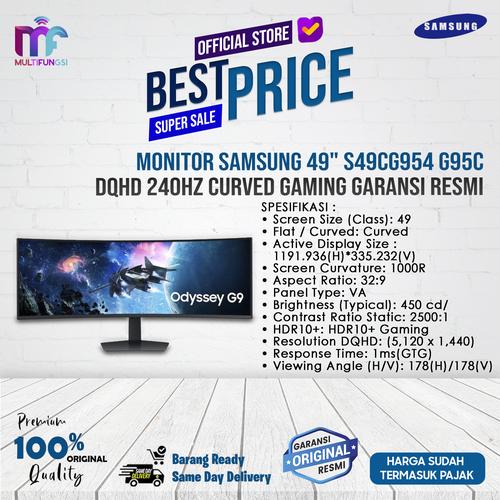 Promo Monitor Samsung 49" S49CG954 G95C DQHD 240Hz Curved Gaming ...
