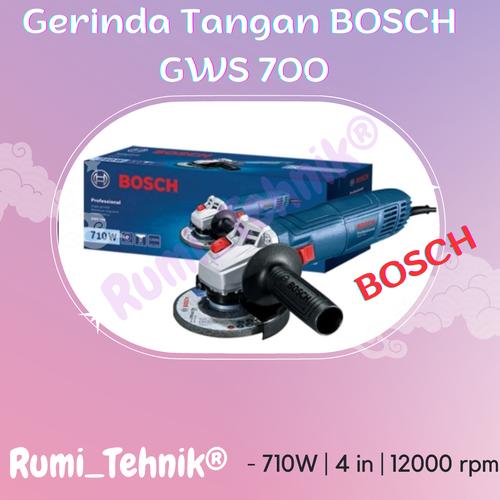 Jual Mesin Gerinda 4" Bosch GWS 700 Professional 100mm, gerinda tangan ...