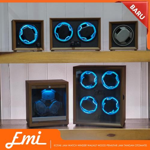 Jual Kotak Display Jam Watch Winder Box Pemutar Jam Tangan Otomatis LED ...