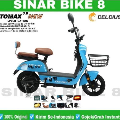 Jual Sepeda Motor Listrik CELCIUS TOMAX 6.0 500 Watt 48 V Electric E ...