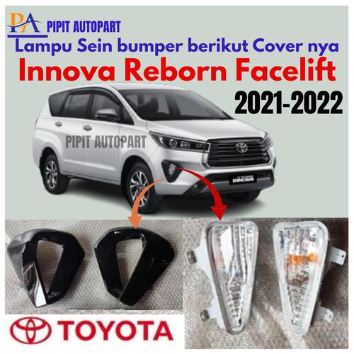Jual Lampu Sein bumper Innova Reborn Facelift Sudah berikut Cover 2021 ...