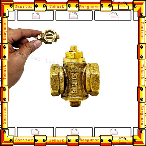 Jual Plug Valve Kran Brass Standart 1/2 Inch / Main Cock Valve ...