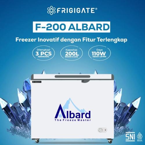 Jual Chest Freezer Frigigate F-200 ALBARD 200 Liter - 200ALBARD(200L ...