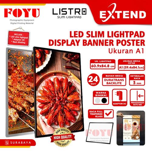 Promo Listro LED Slim Light Pad A1 Display Poster Neon Box Menu Lampu ...