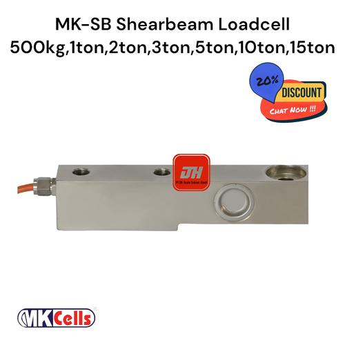 Jual Load cell shear beam sensor timbangan MK CELLs SB kap 500Kg ...
