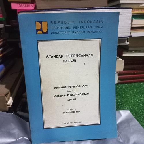 Jual Buku Standar Perencanaan Irigasi kriteria perencanaan bagian ...