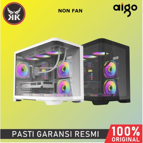 Jual AIGO ARC 1 CURVE M-ATX PC CASING - NON FAN - Putih - Kota Malang ...