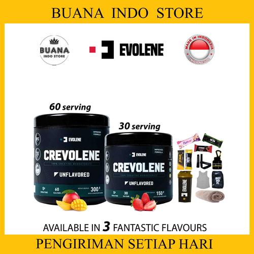 Jual EVOLENE Crevolene Monohydrate 150g 30s dan Creatine 300g 60s ...