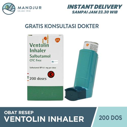 Jual Ventolin Inhaler 100 Mcg 200 Doses / Obat Asma Inhaler - Jakarta ...