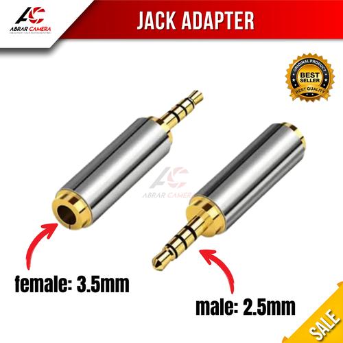 Jual Jack Audio 2.5mm to 3.5mm Adapter Fujifilm Colokan Kecil Mic - Kab ...