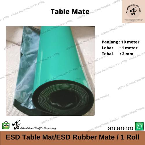Jual ESD Table Mate / ESD Rubber Mate / 1 Roll - Kab. Bekasi - eNHa Aluminium Profile | Tokopedia