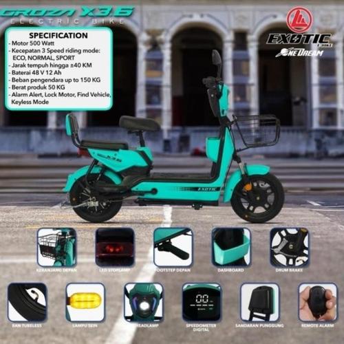 Jual SEPEDA LISTRIK EBIKE SELIS PACIFIC EXOTIC GROZA X 3.6 - Jakarta ...