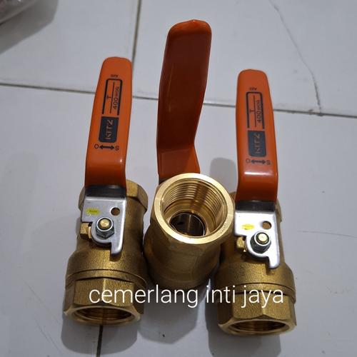 Jual Ball Valve Kitz Kuningan 1" inch / Stop Kran Kitz Brass DN25 ( ORI ) - Jakarta Barat ...
