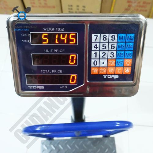 Jual Wmo Timbangan Digital Duduk 150Kg Rail Tora / Double Display Scale ...
