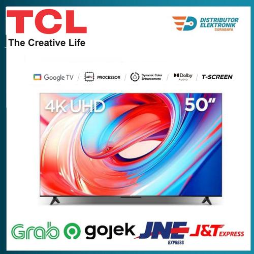 Jual TCL LED TV 50" 4K UHD Google TV Android Digital Smart TV 50V6B ...