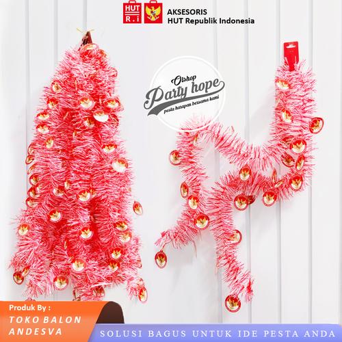 Promo Slinger Merah Putih Garuda Bulat / Slinger Merah Putih Ornamen ...