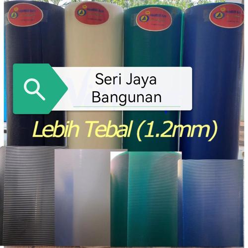 Jual Fiber Flat Pagar Multiplas Jumbo Tebal 1.2mm Motif Garis Permeter ...