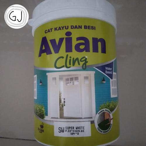Jual Cat Avian Cling waterbased 0.85 kg cat kayu besi tembok avian ...