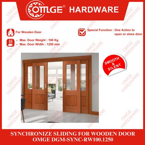 Promo RW100 Synchronize sliding For Wooden Door OMGE DGM-SYNC-RW100 ...